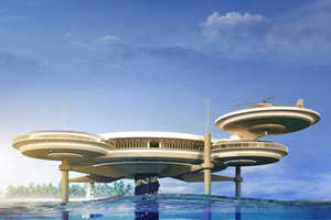Orbit-Inspired Underwater Hotels : underwater hotel