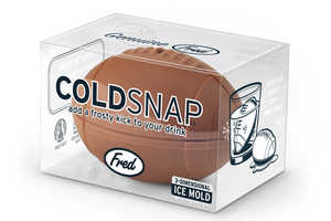 Football-Shaped Ice Cubes : Football-Shaped Ice Cubes