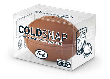 Football-Shaped Ice Cubes : Football-Shaped Ice Cubes