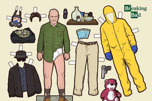 TV Drama Paper Figurines : breaking bad paper dolls