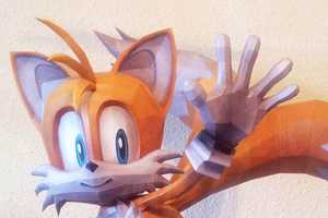 Paper-Sculpted Gaming Statues : video game statues