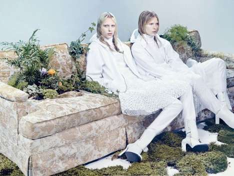 Pristine Punk Fashion : W Magazine 'The Whites of Spring'