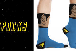 Intergalactic Character Hosiery : star trek socks