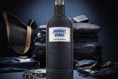 Alcoholic Denim Sleeves : Denim bottle