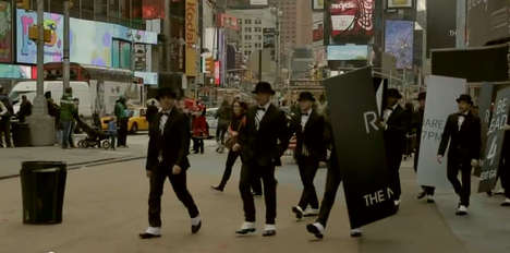 Smartphone Flash Mob Ads : promote the galaxy