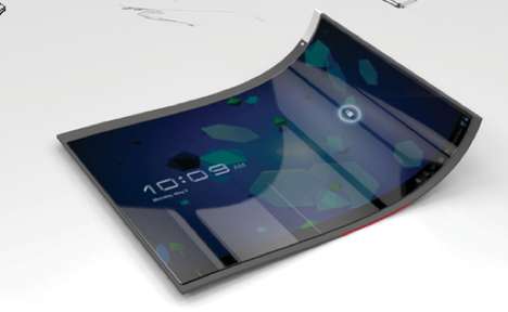 Futuristic Furling Tablets : The Future of Mobile Technology