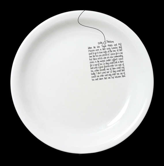Handwritten Dish Designs : Dishoom Plates