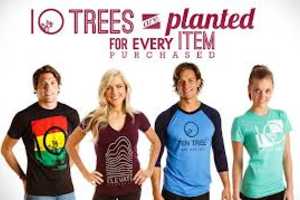 Tree-Planting Eco Clothing : plant ten trees