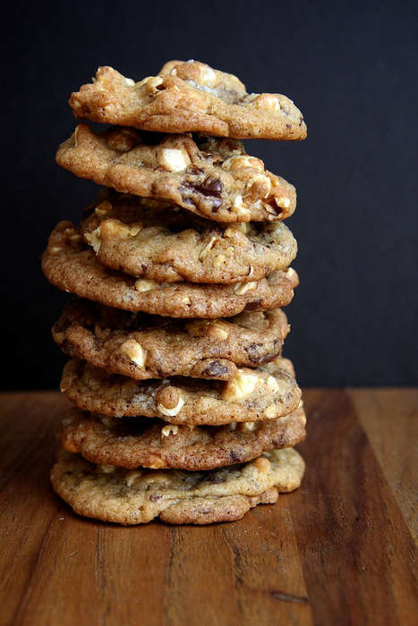 Stacked Cinematic Bites : Popcorn Chocolate Chip Cookies