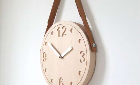 Strap-Slung Timepieces : Raw Clock