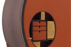 Contemporary Circular Cabinets : Round Storage