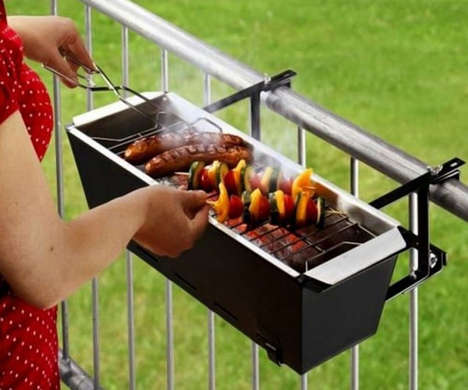 Convenient Condo Cookers : Bruce Handrail Grill