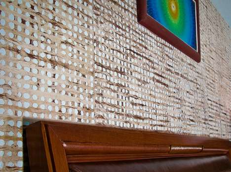Webbed Wall Skins : Textured Wallpaper