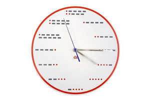Retro Communication Time Tellers : morse code clock