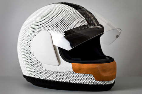 Crystal-Encrusted Head Protectors : Tim Coppens Swarovski Helmet