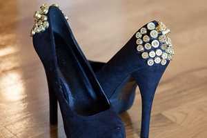 Bullet-Encrusted Heels : Studded Pumps
