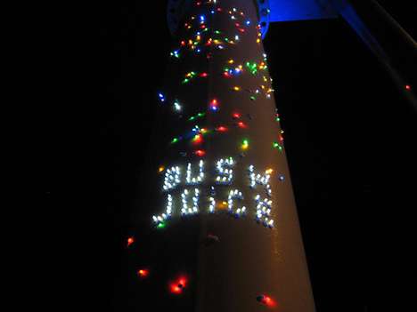 High Tech Graffiti: LED Throwies