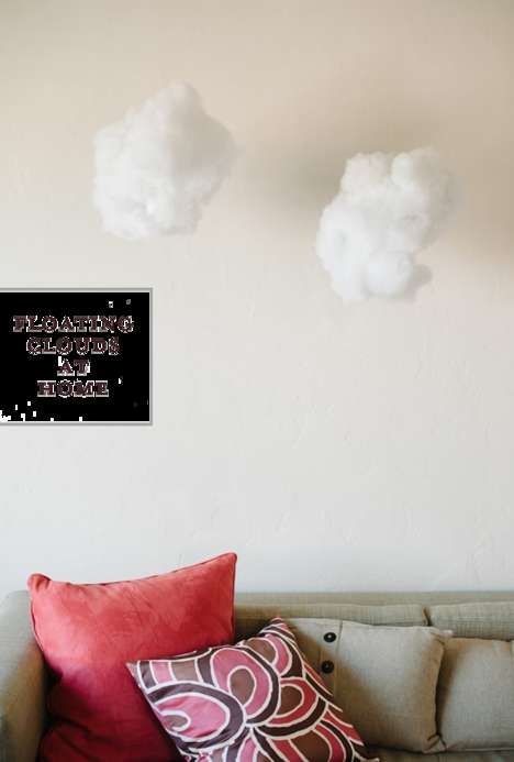 DIY Fluffy Cloud Decor : Simple home decor DIY