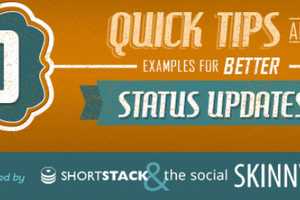 Social Media Message Infographics : Status Update Ideas