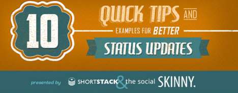 Social Media Message Infographics : Status Update Ideas