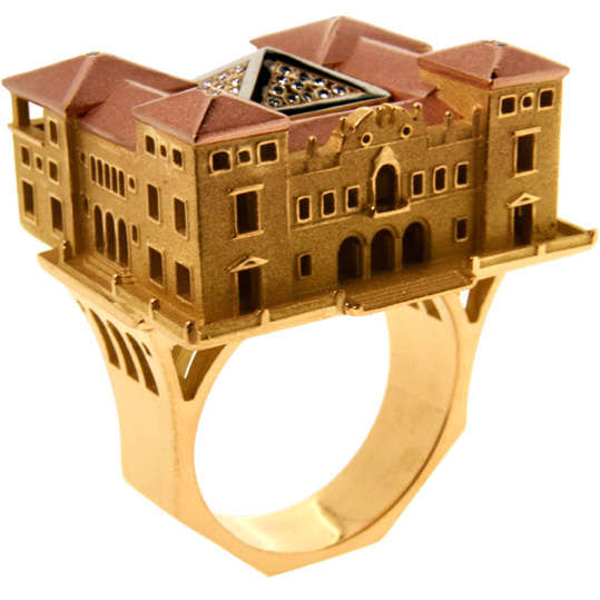 Architectural Jewelry: Laser Cut Wooden Bracelets by Anthony Roussel
