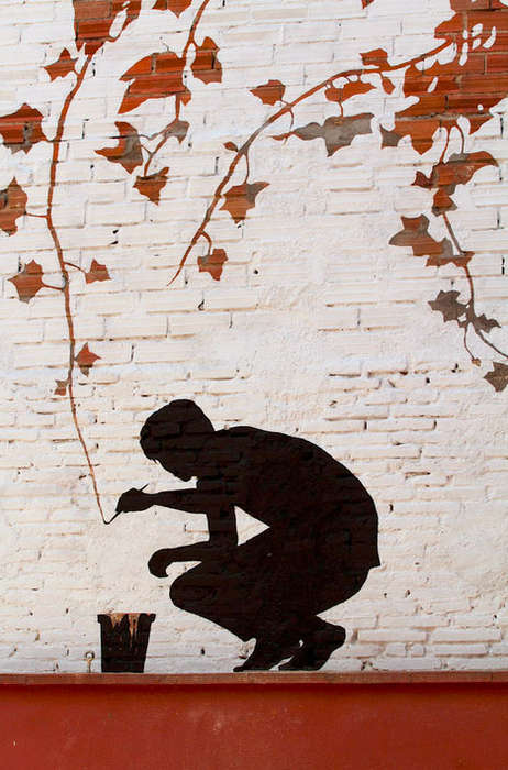 Negative Space Street Art : Sculpture Street Art