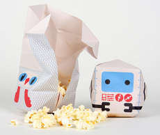 Playful Popcorn Pinatas : Pinata Party Favors