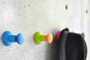 Push Pin Wall Hooks : Wall Hooks