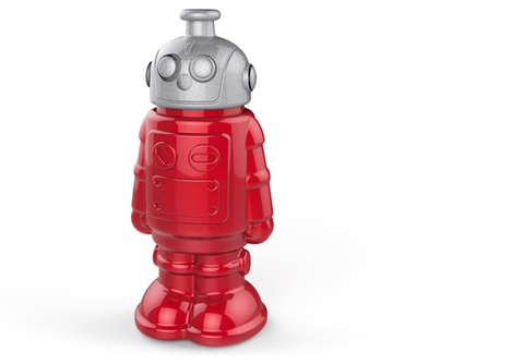 Robotic Water Bottles : Robot Sports Bottle
