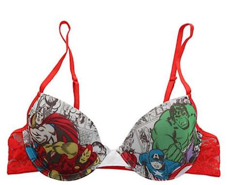 Chic Comic Book Lingerie : Avengers Undergarment Set