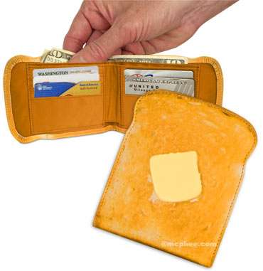 Fake Food Wallets: Toast and Bacon Wallets