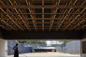 Complex Wooden Sports Facilities : FT Architects Archery Hall and ...