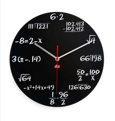 Difficult Math Equation Clocks : Solve Some Time Clock