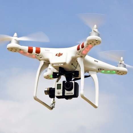 Camera-Mounted Quadcopters : dji phantom quadcopter