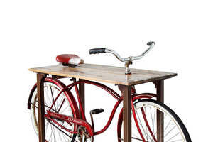 Portable Bicycle Tables : Bike Table