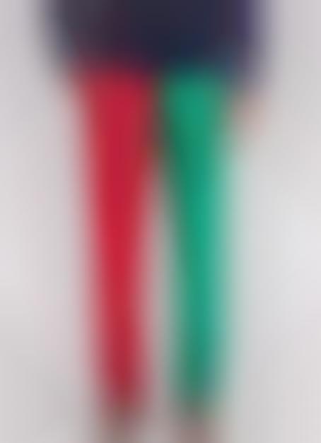 Duo Hue Holiday Pants : two colored pants