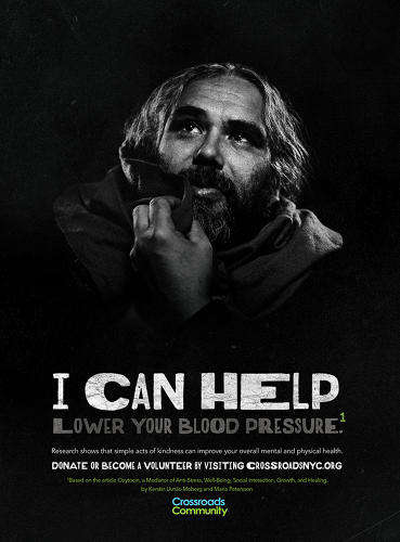 Self-Centered Homeless Ads : homeless campaign