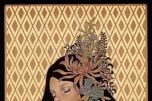 Whimsical Wooden Portraits : wood panel painting