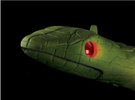 Slithery Snake Flashlights : coil snake light