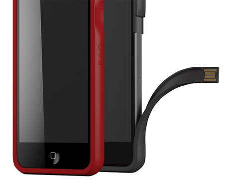 Flash-Integrated Phone Protectors : USB Bumper Case