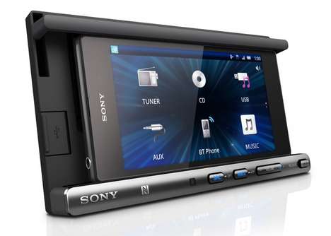 Wireless In-Car Smartphone Docks : Sony XSP-N1BT Smartphone Cradle
