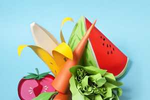 Paper-Made Food Sculptures : paper craft