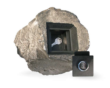 Natural Key Safes : rock key hiders