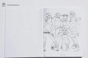 Pop Diva Coloring Books : 90s Pop Divas