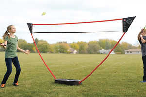 Pop-Up Racket Nets : Instant Badminton Court