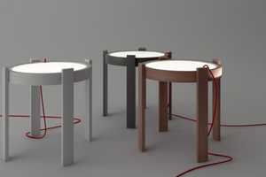 Illuminated Tabletop Furniture : Lua Table