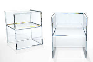Glass Prism Seating : Light Refracting Chairs