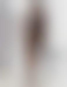 Edgy Ebony Swimwear Editorials : ELLE UK May 2014