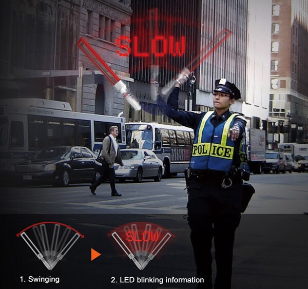 LED Traffic Batons : swing baton