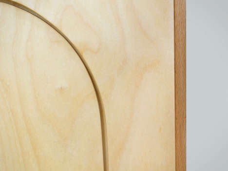 Folding Arch Shelving : wall storage unit
